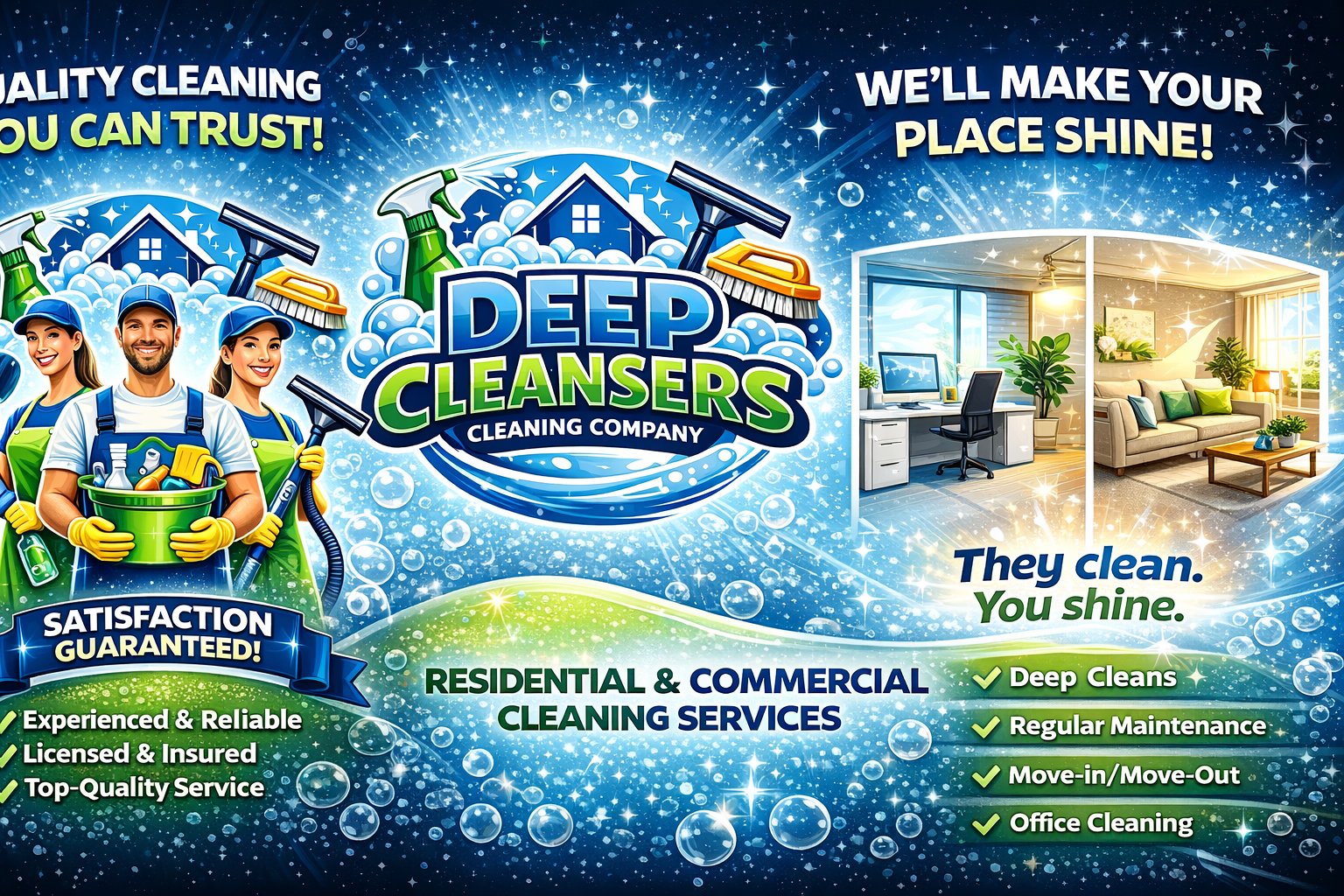 Deep Cleansers - Professional Cleaning Services